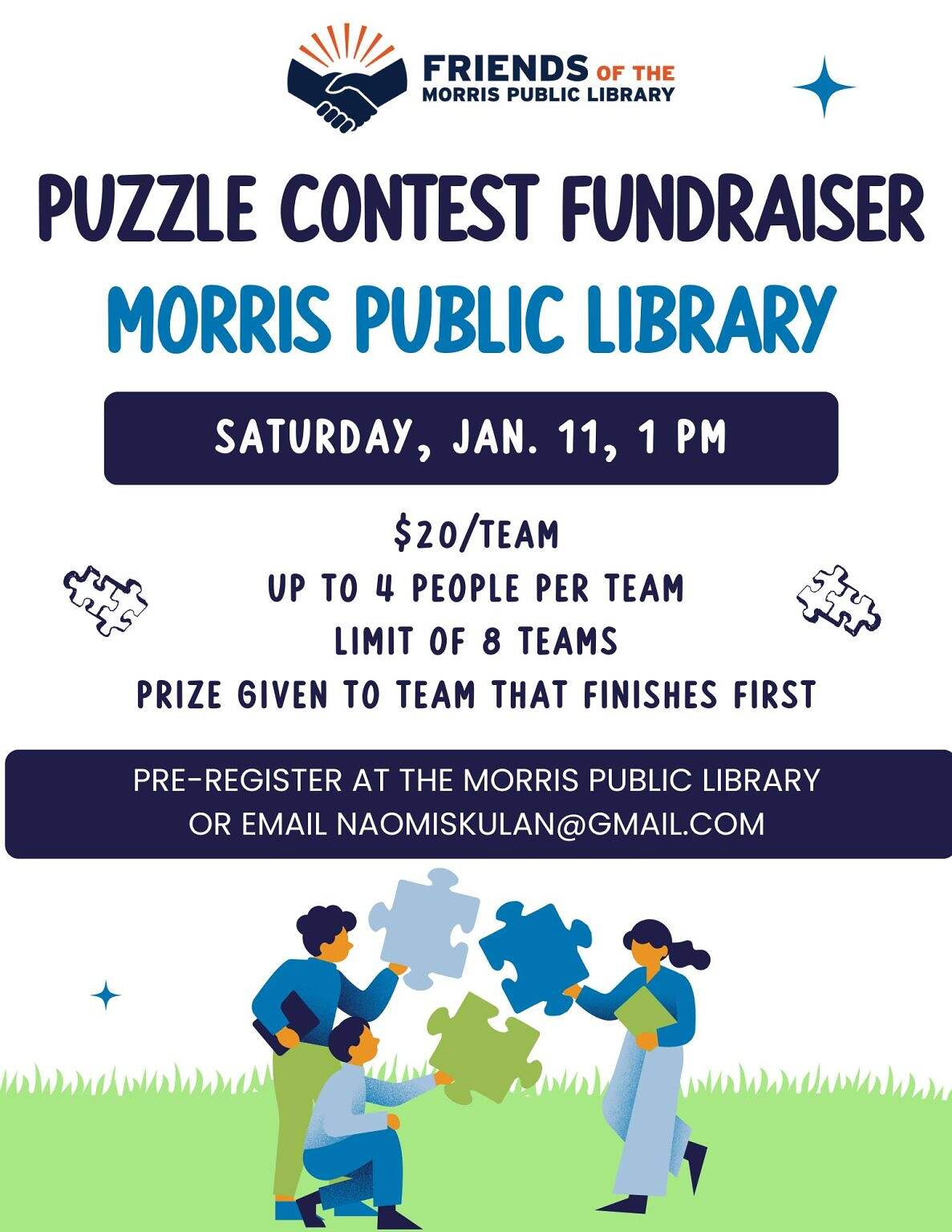Friends of the Morris Public Library Puzzle Contest Fundraiser - Morris ...